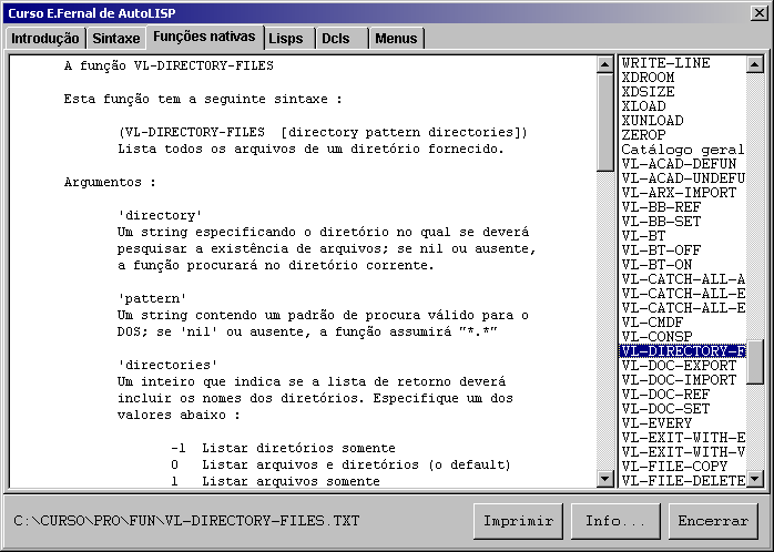 Curso E.Fernal de AutoLISP